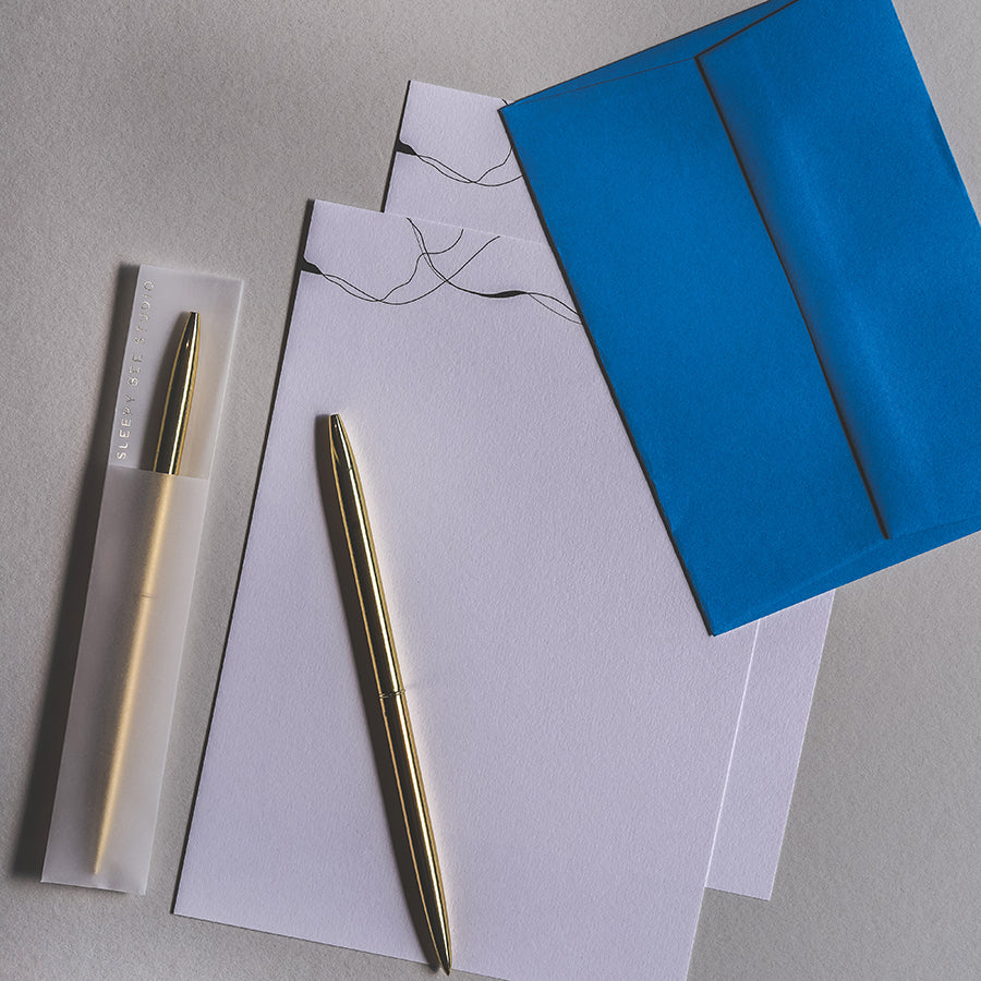 Slim Twist Ballpoint Pen - Black Ink – Sleepy Bee Studio